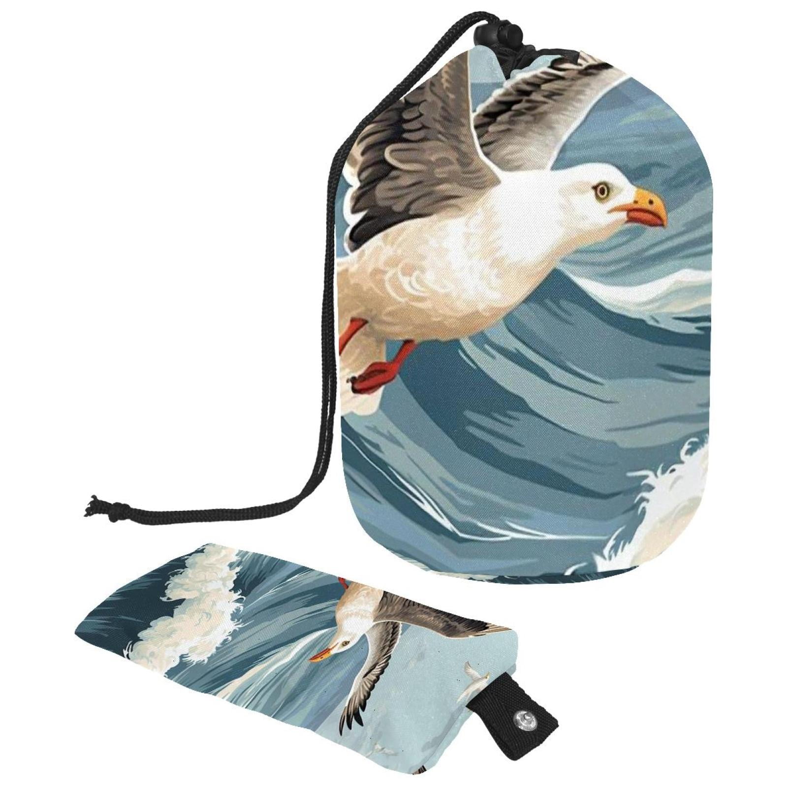 Seagull Portable Drawstring Wash Bag Shower Bags Mesh Bags Travel ...