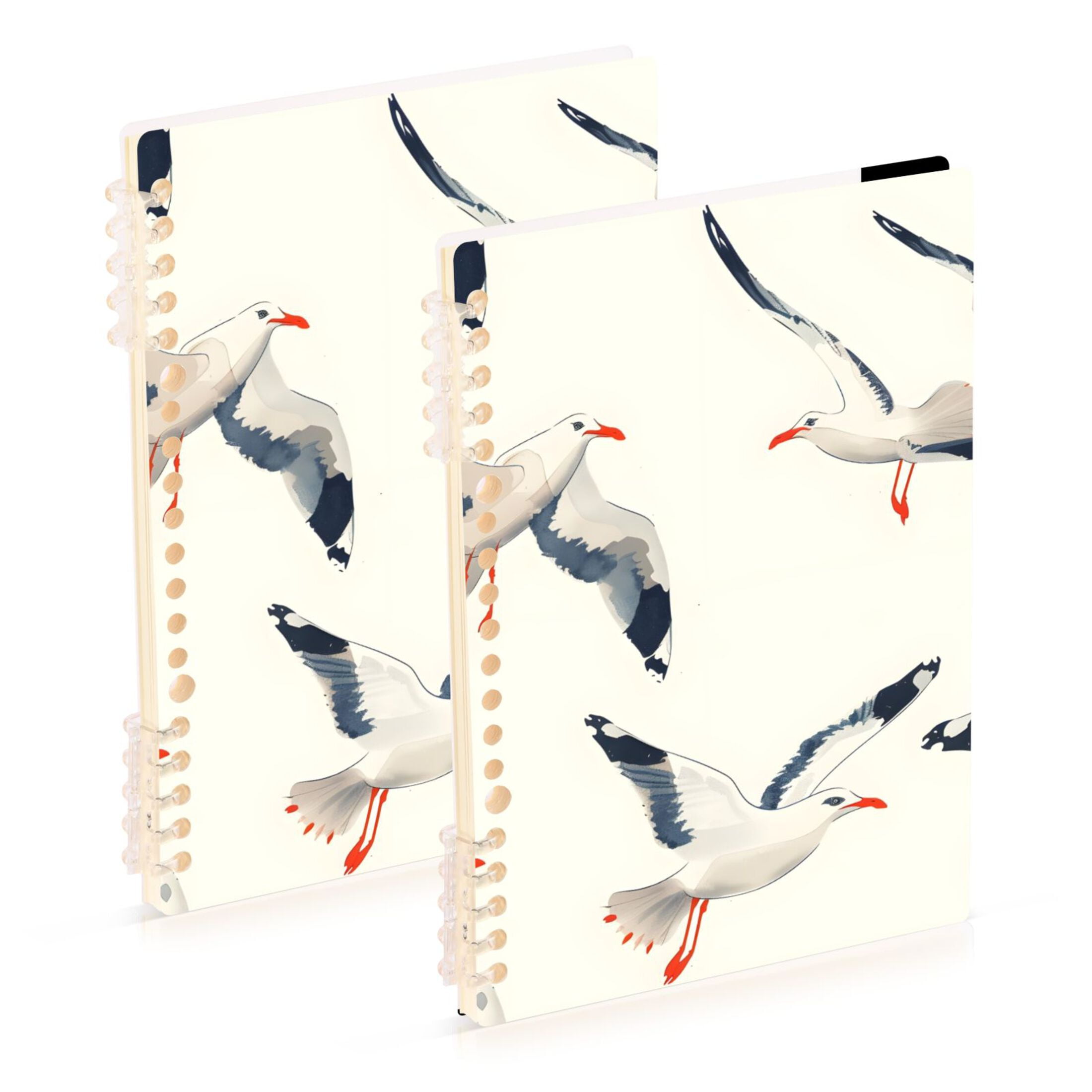 Seagull Ring Binder Notebook Journey Note Diary College Ruled Spiral ...