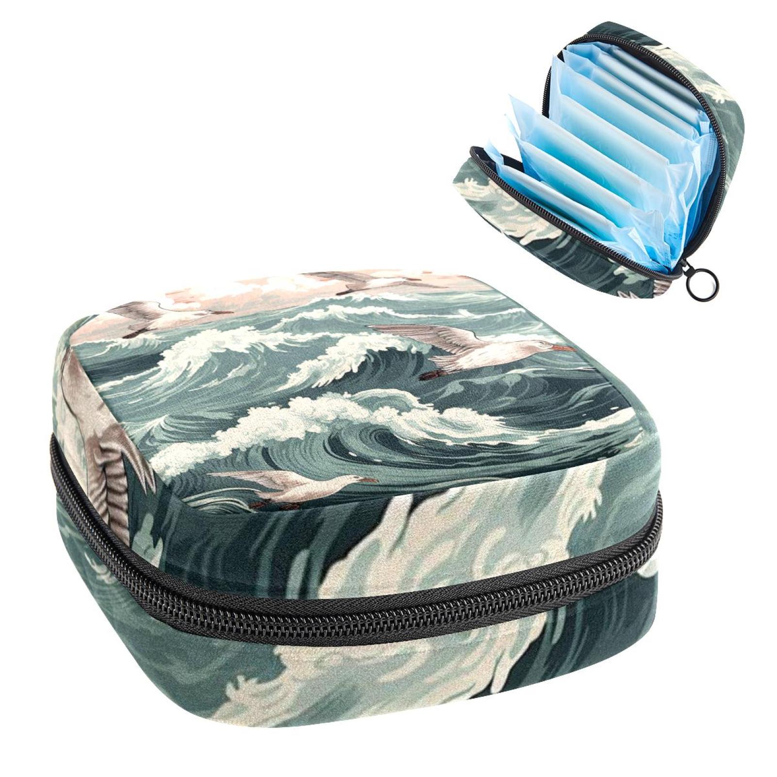 Seagull Small Bag Sanitary Napkin Bag Mini Pouch for Purse Small ...