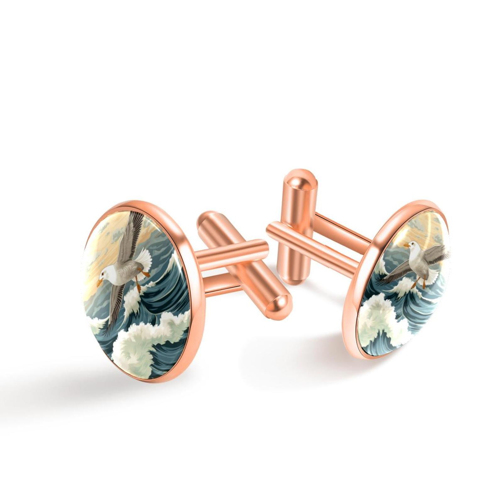 Seagull Stylish Stainless Steel Shirt Clip Cufflinks for Men, for ...