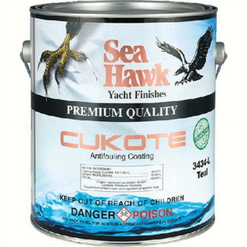 Seahawk 3445LGL Black Cukote 330 Voc Marine Paint - Walmart.com