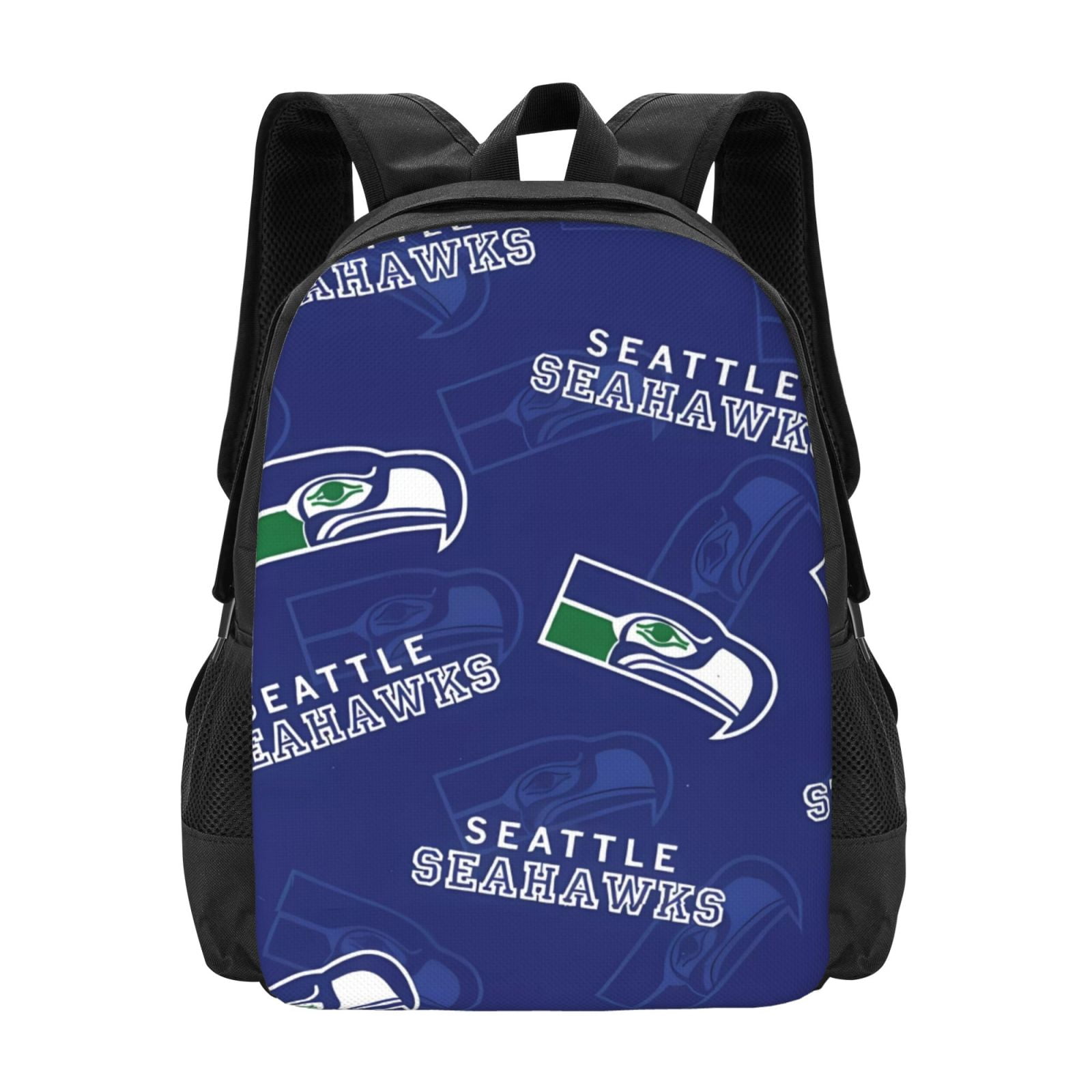 Seahawks Adjustable Simple Large Capacity Student Backpack Custom ...