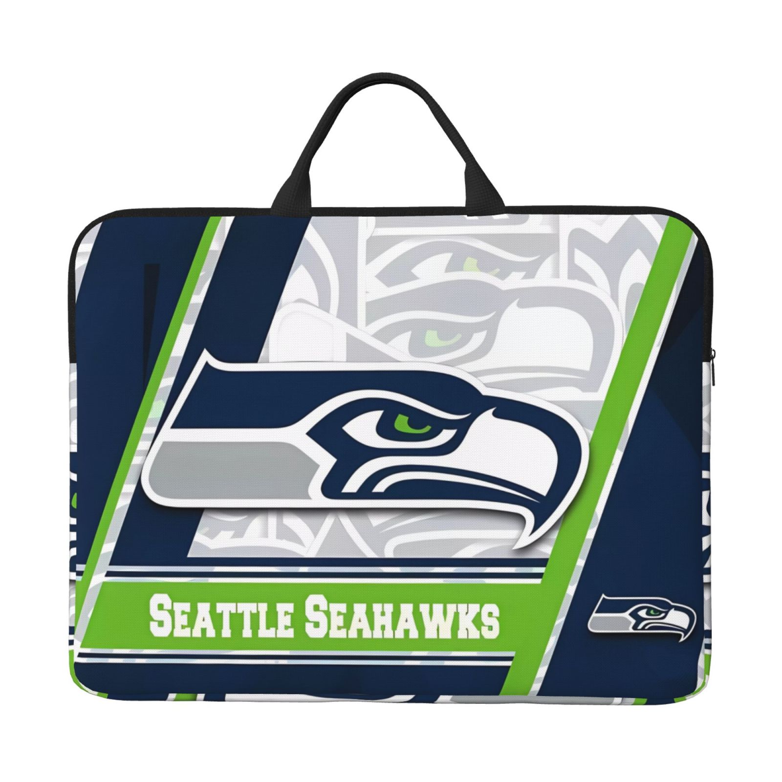 Seahawks Custom Laptop Bag 14 Inches, Football Team Pattern Laptop ...