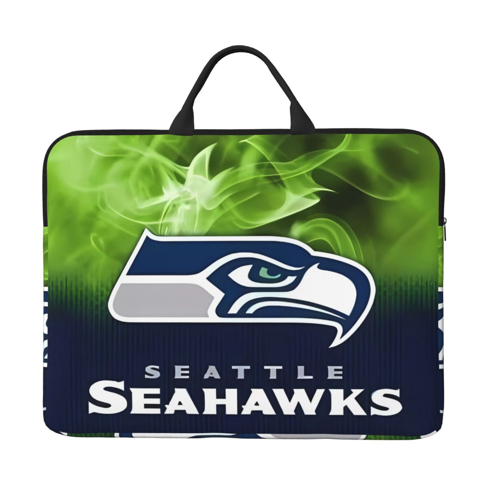 Seahawks Custom Laptop Bag 14 Inches, Football Team Pattern Laptop ...
