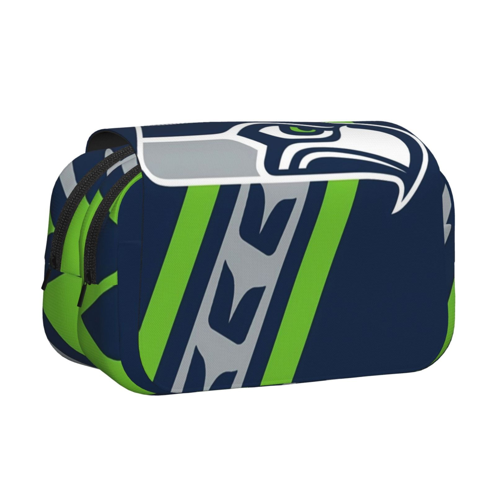 Seahawkss Double Clamshell Pen Case Holder Bulk Soft Box Large Storage ...