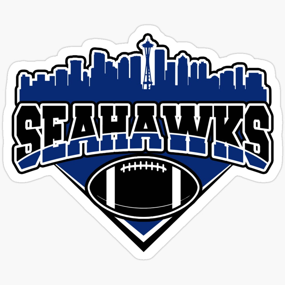 Seahawks Football, Skyline Football Team Sticker Baseball Sticker ...