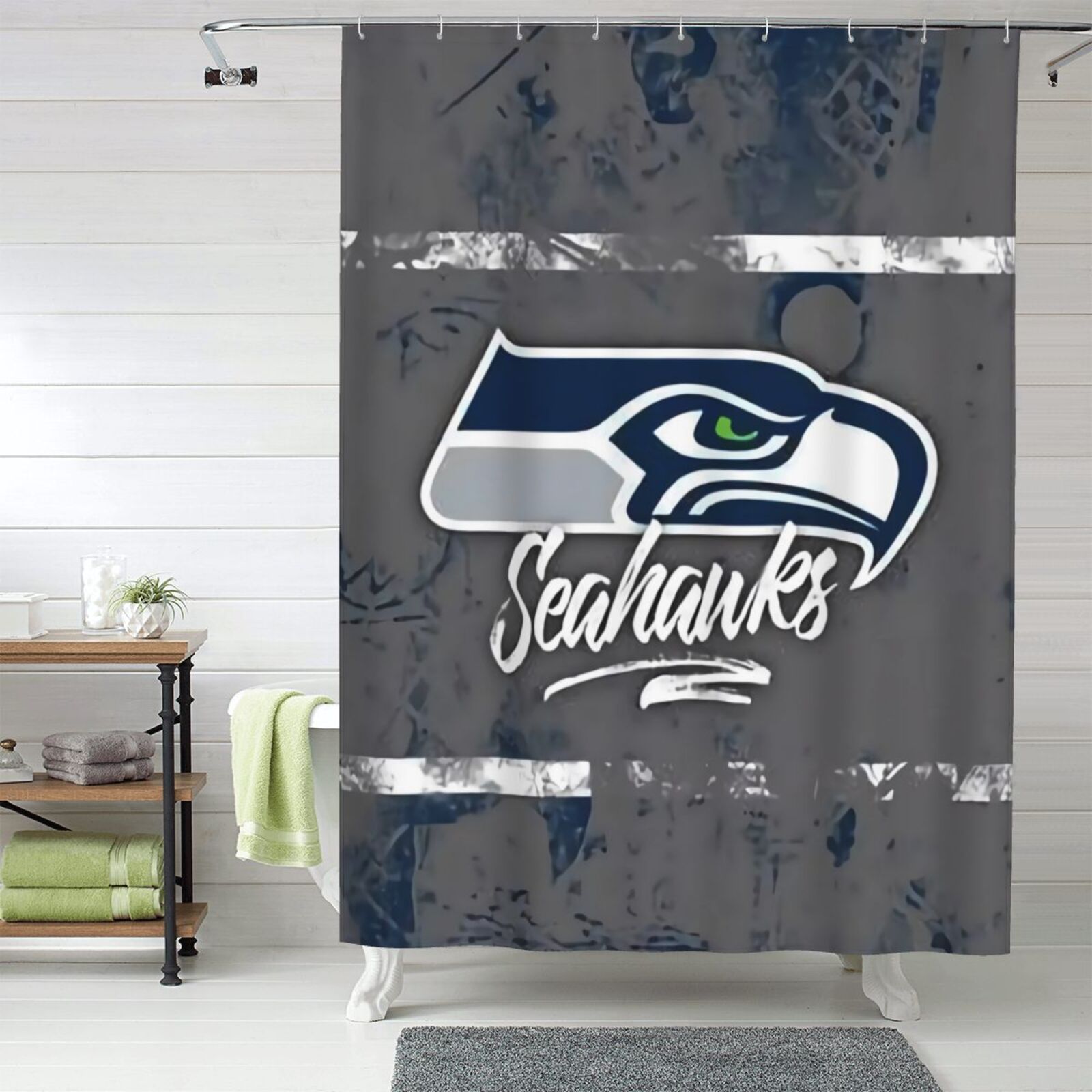 Seahawks Football Team Custom Waterproof Shower Curtain 60x72in Inch ...