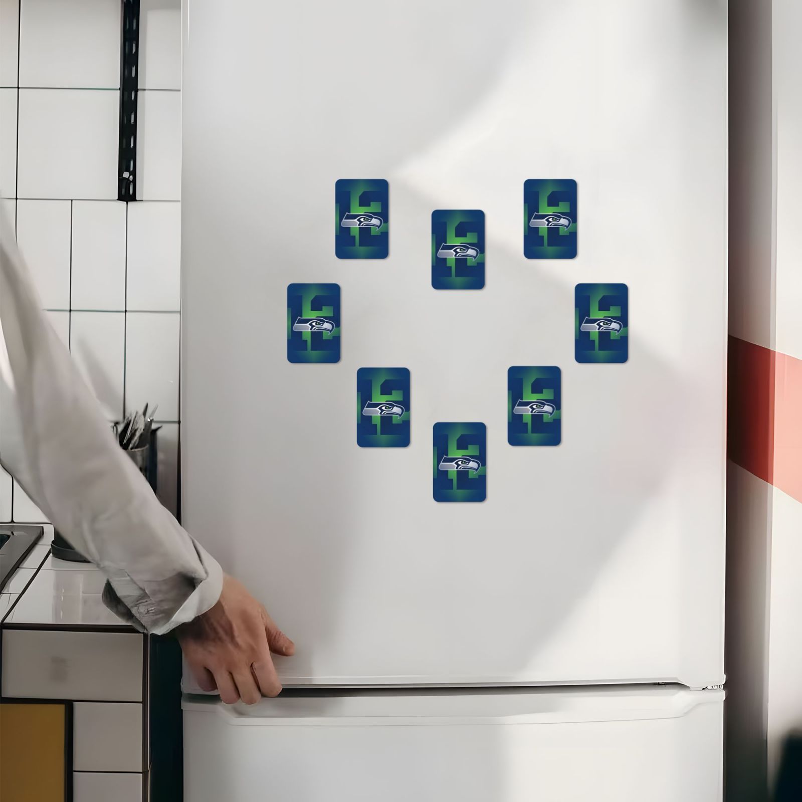 Seahawks Football Team Customized Single-Sided Acrylic Refrigerator ...