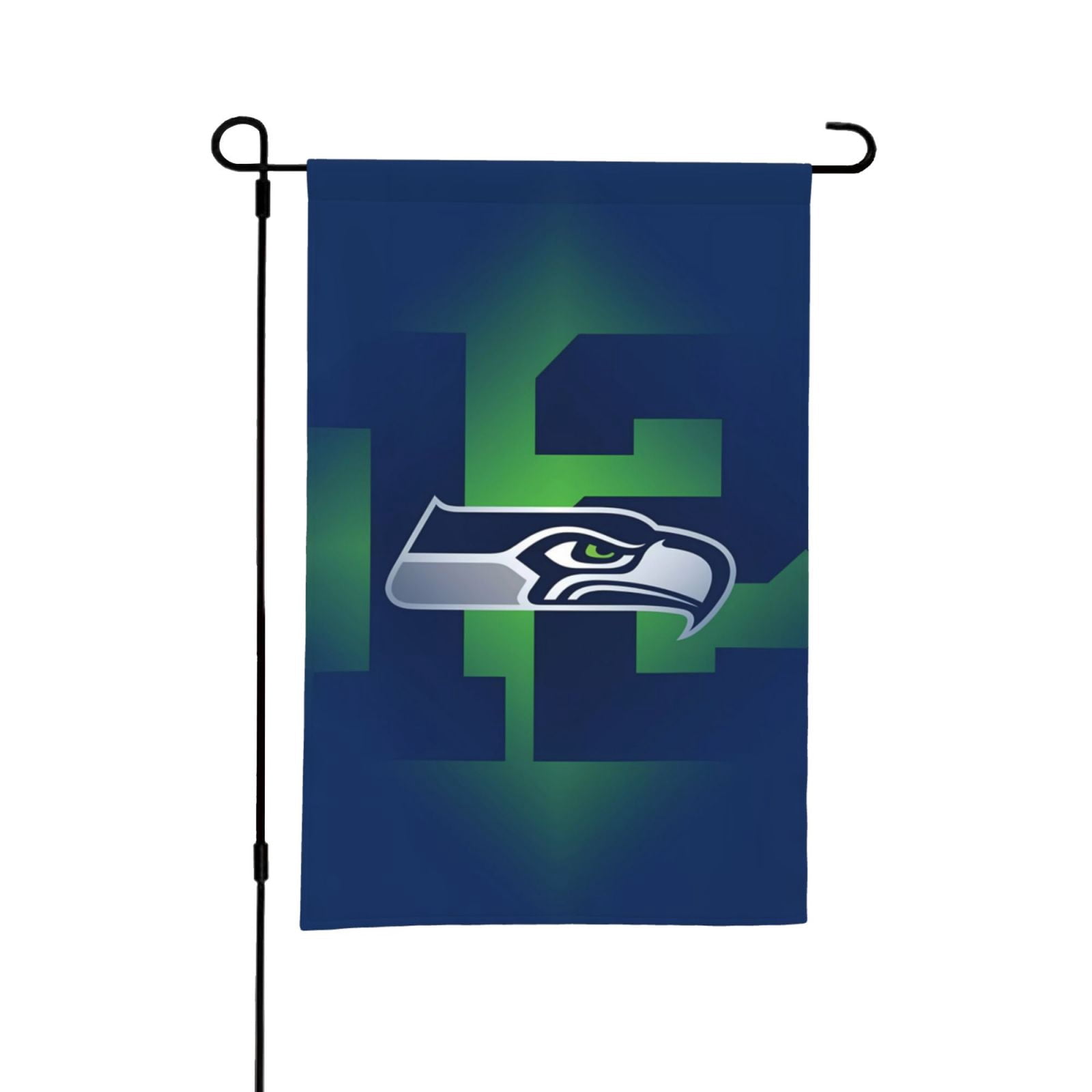 Seahawks Football Team Double Sided Garden Flag, Yard Flag 12x18 Inch ...