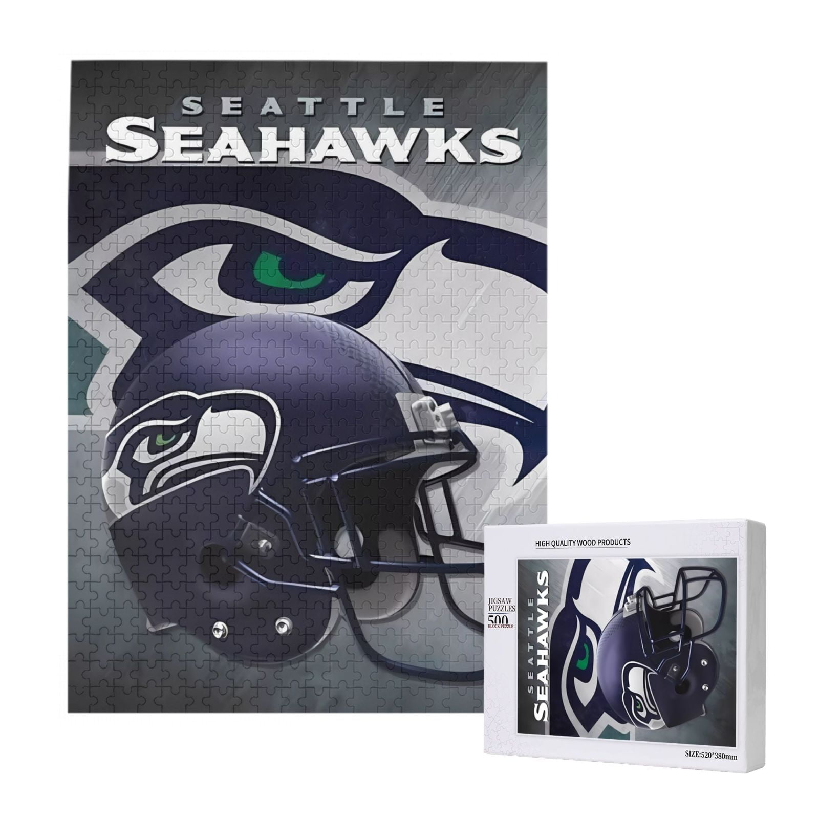 Seahawks Football Team Theme Jigsaw Puzzle Adult Jigsaw Puzzle Children ...