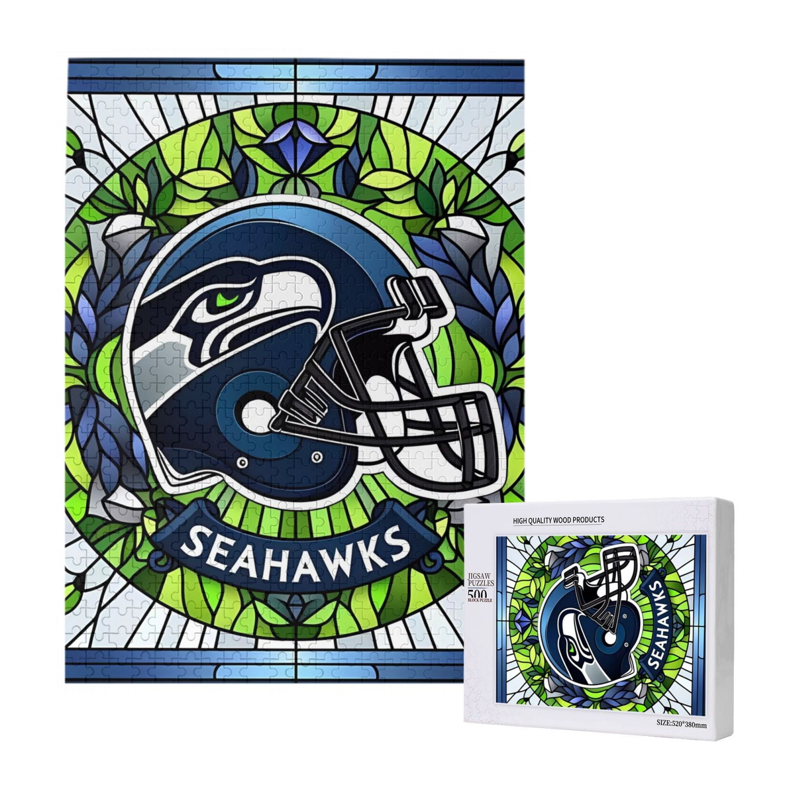 Seahawks Football Team Theme Jigsaw Puzzle Adult Jigsaw Puzzle Children ...