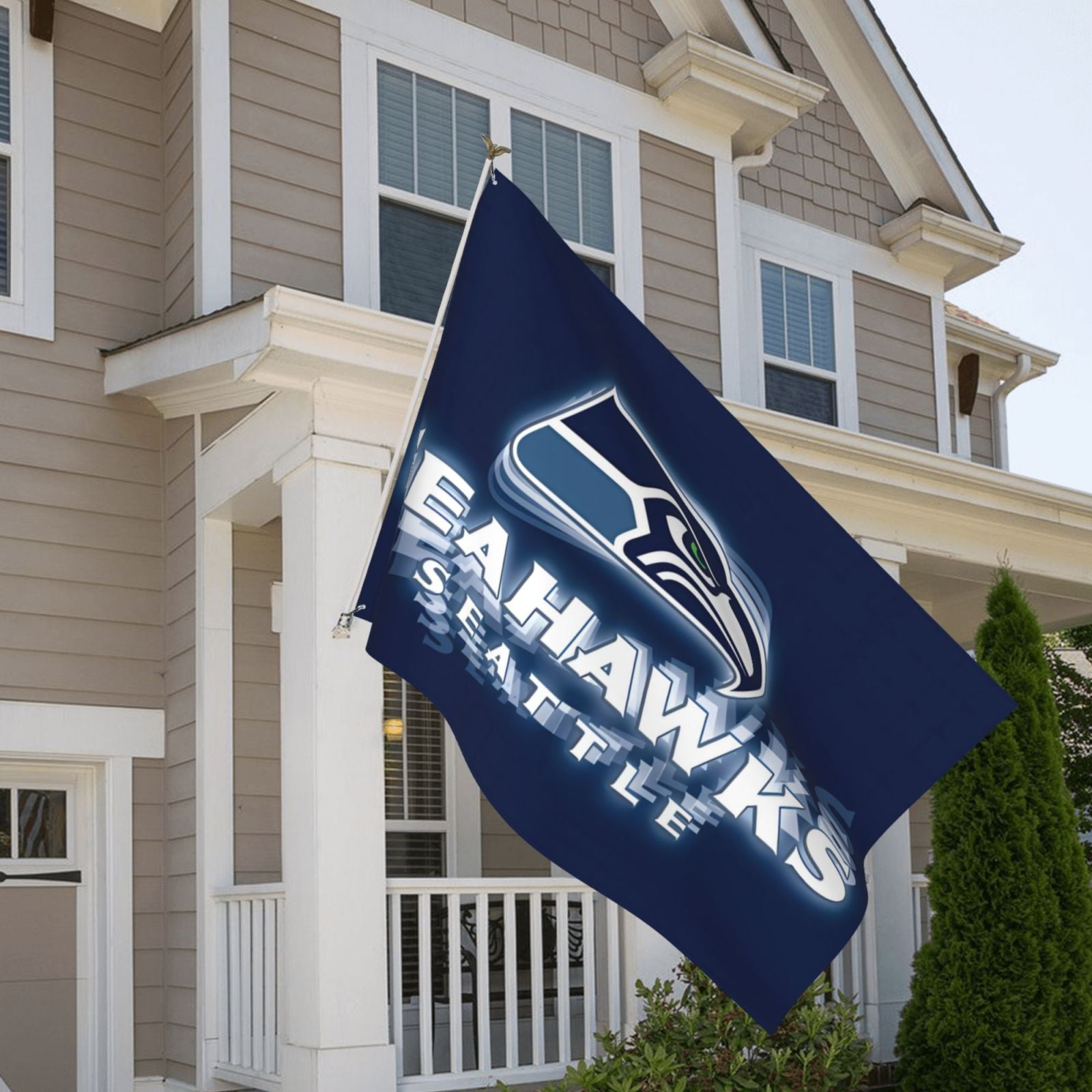 Seahawks Outdoor Decorative Flags Printed with Football Team Logo ...
