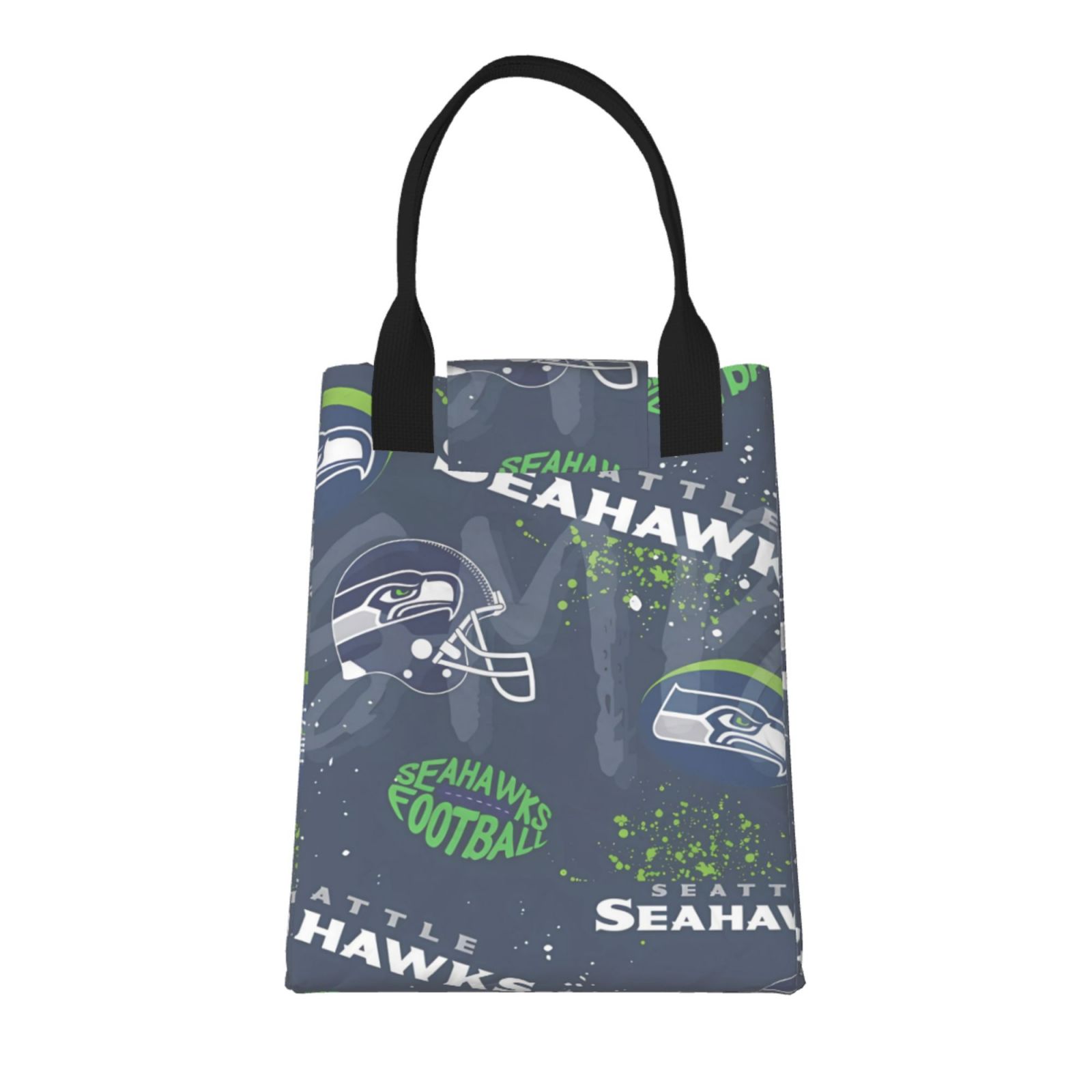 Seahawks Reusable Thermal Lunch Bag Easy to Carry Water Resistant Easy ...