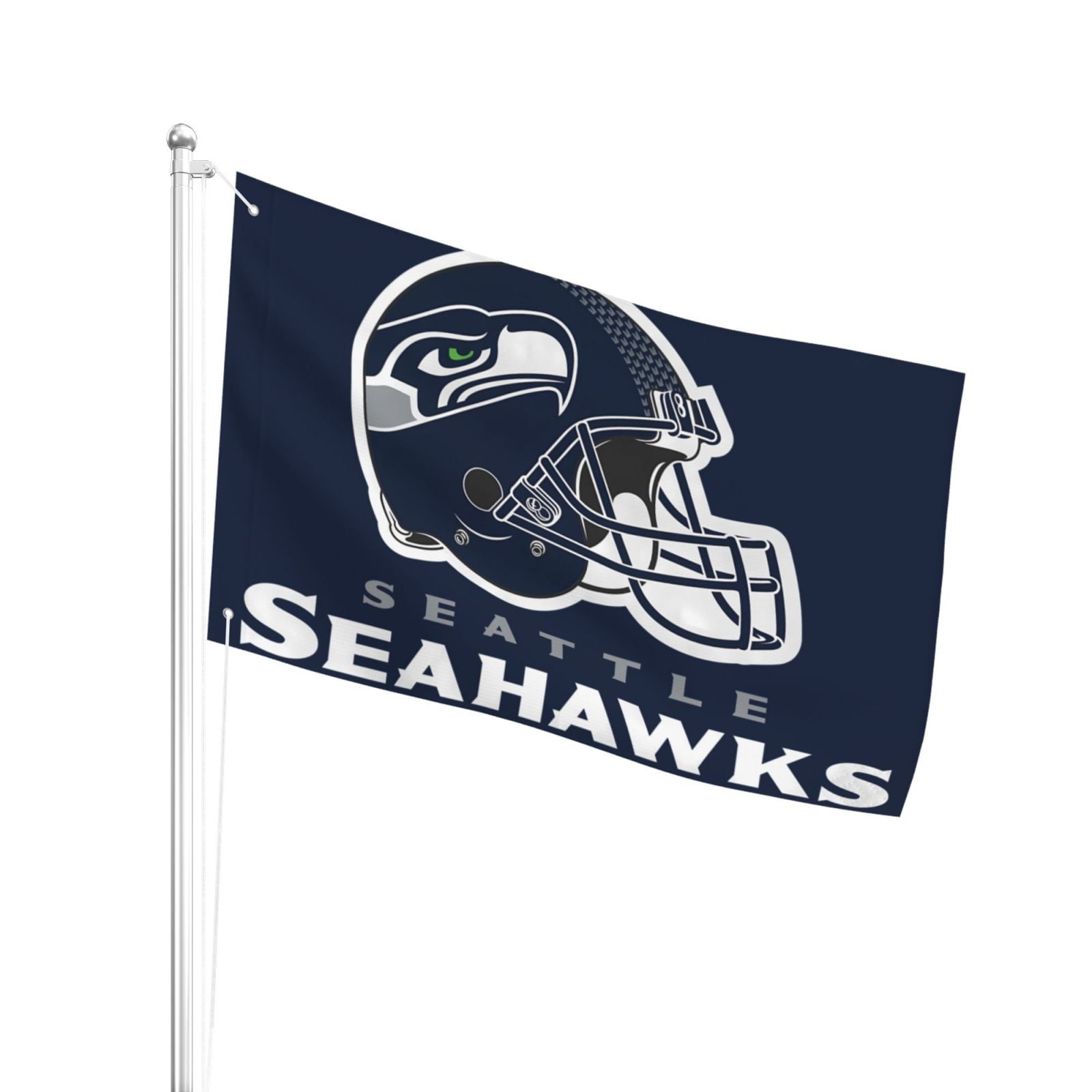 Seahawks Three Layer personalized Double Sided Flag Football Fans ...