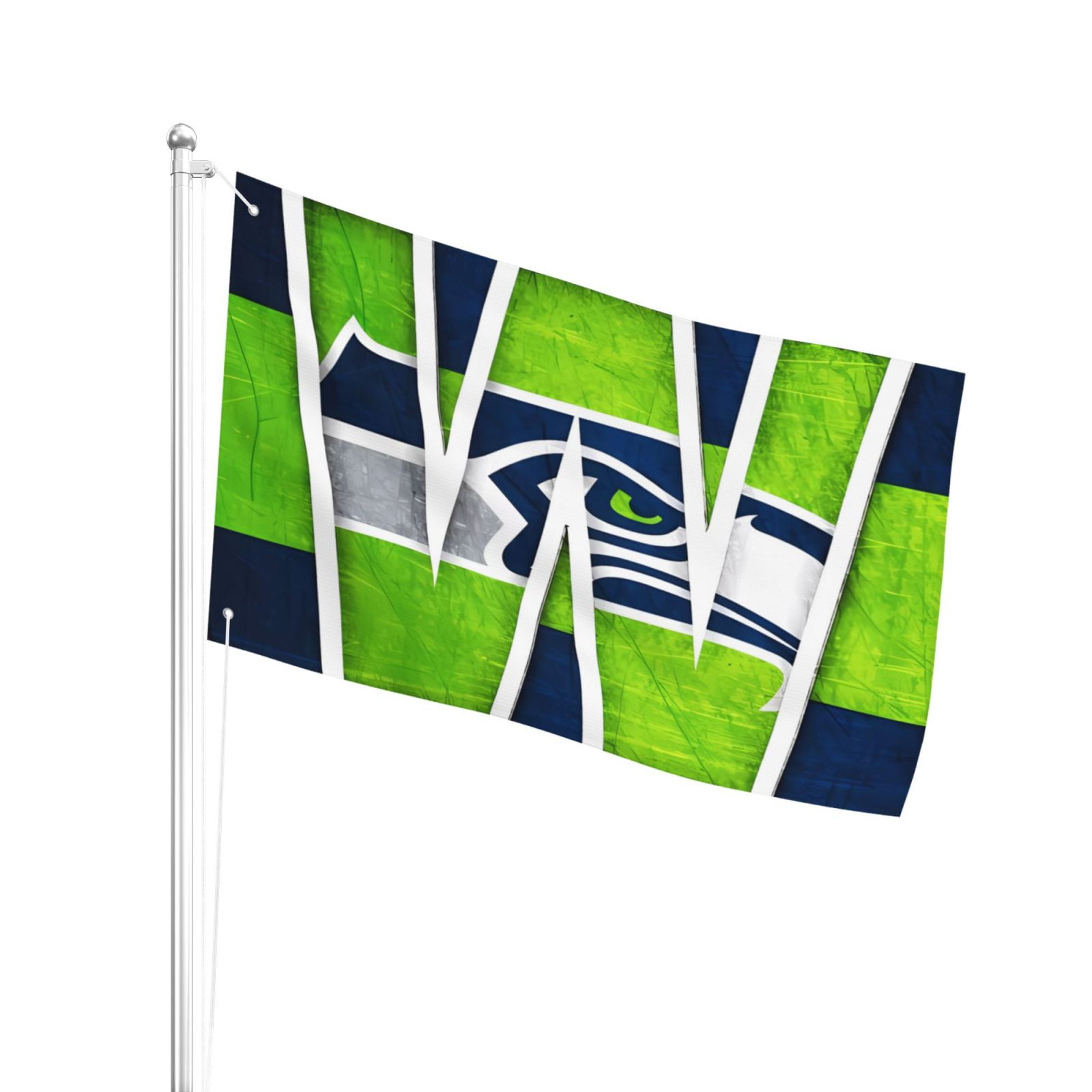 Seahawks Three Layer personalized Double Sided Flag Football Fans ...