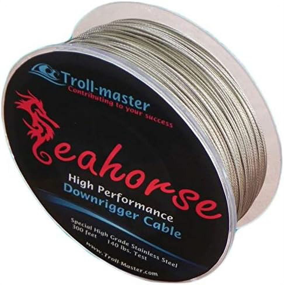 Seahorse Downrigger Stainless Steel Cable 300 Feet - Walmart.com