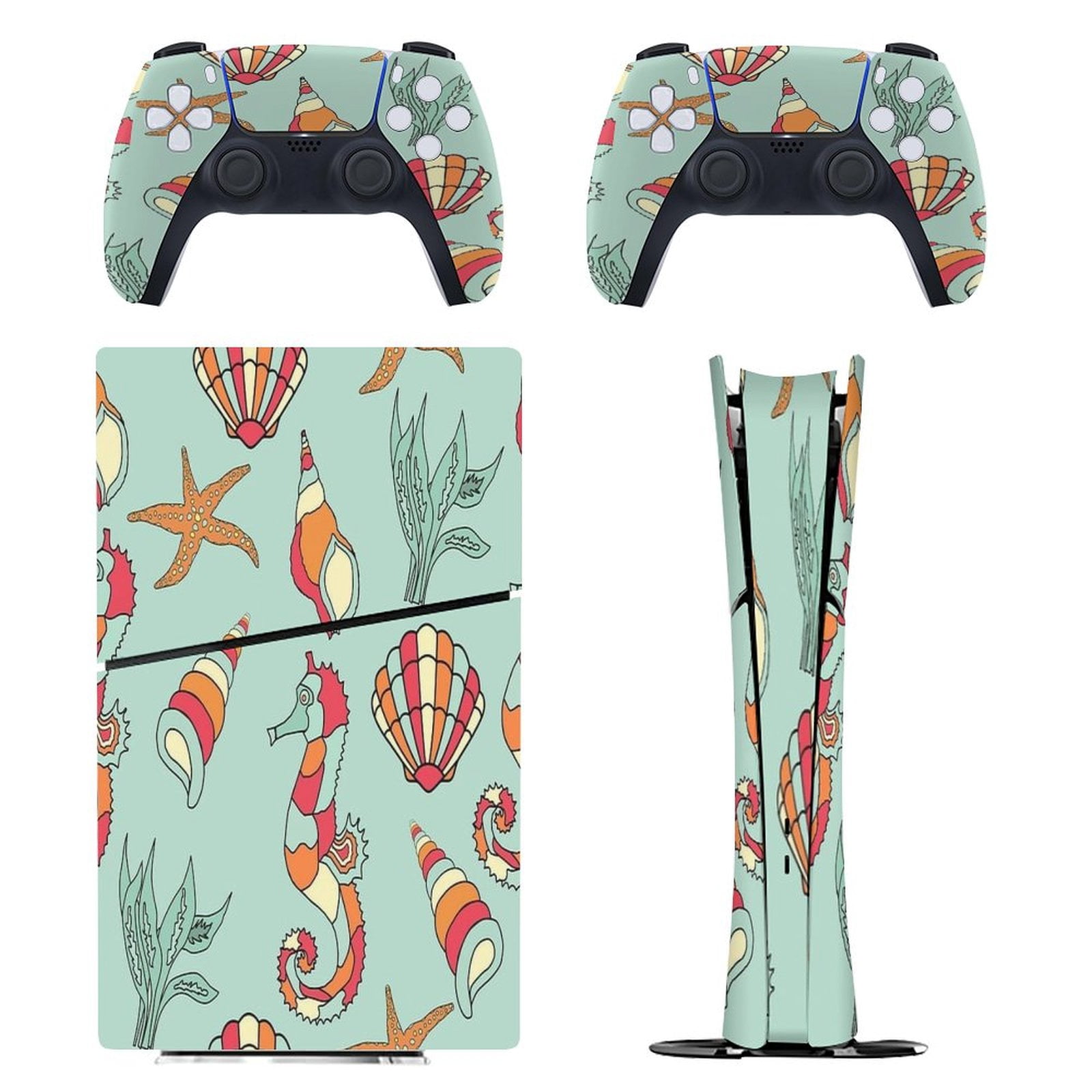 Seahorse PS5/PS5 Slim Digital Disc Skin Sticker For Console And ...