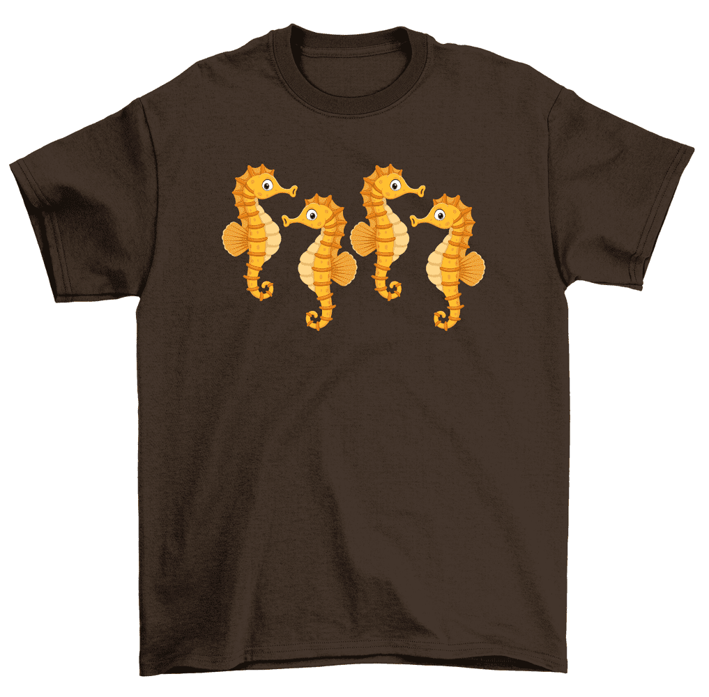 Seahorse T-Shirt Cute Aquarium Fish Underwater Tee Men Women - Walmart.com
