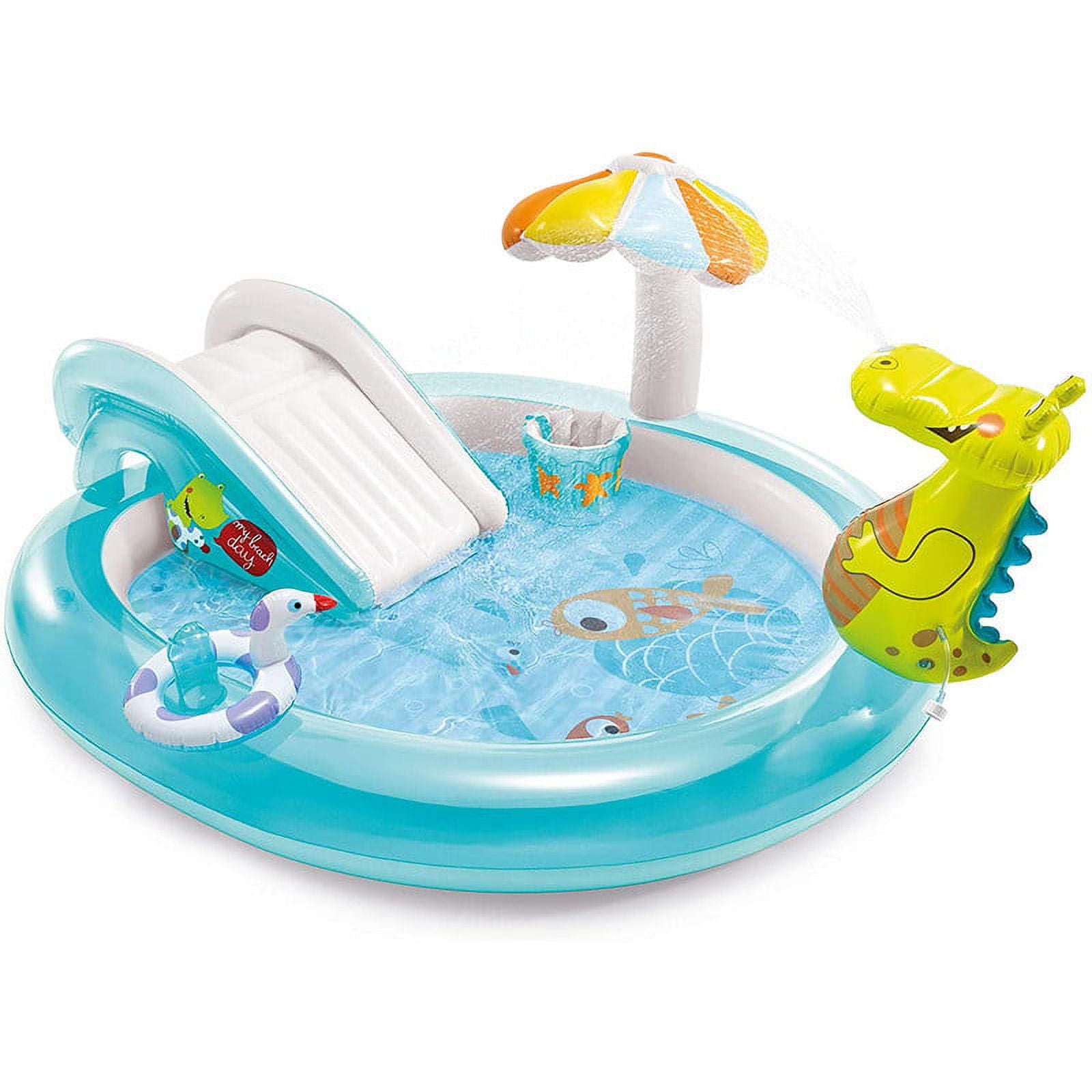 Seaich Alligator Kids Inflatable Swimming Pool | 79 x 67 x 33 Inches ...
