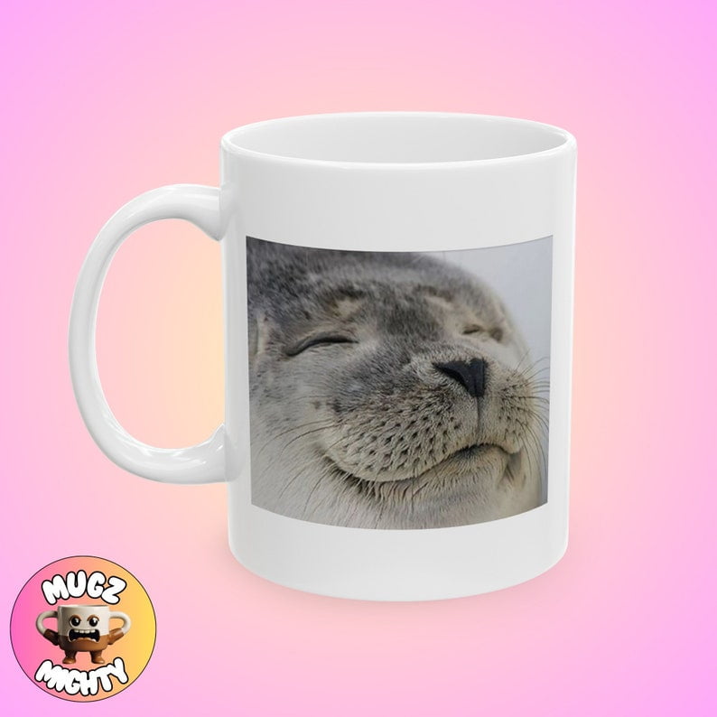 Seal Of Approval Meme, Funny mug, Meme Mug, Silly Mug, Contemporary Mug ...