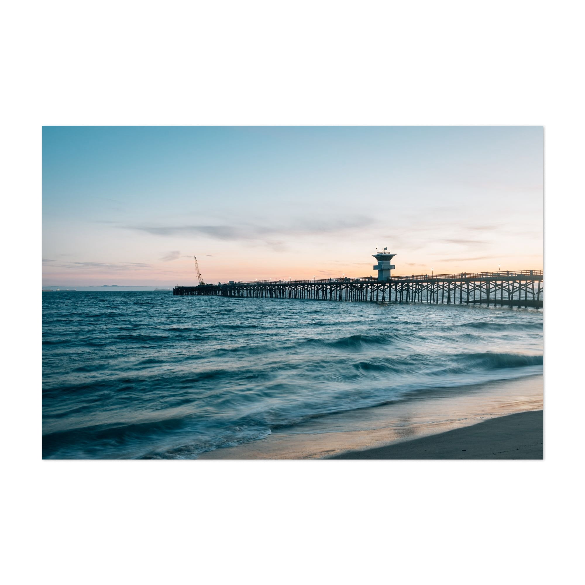 Seal Beach Pier - Seal Beach California Photography Unframed Wall Art ...