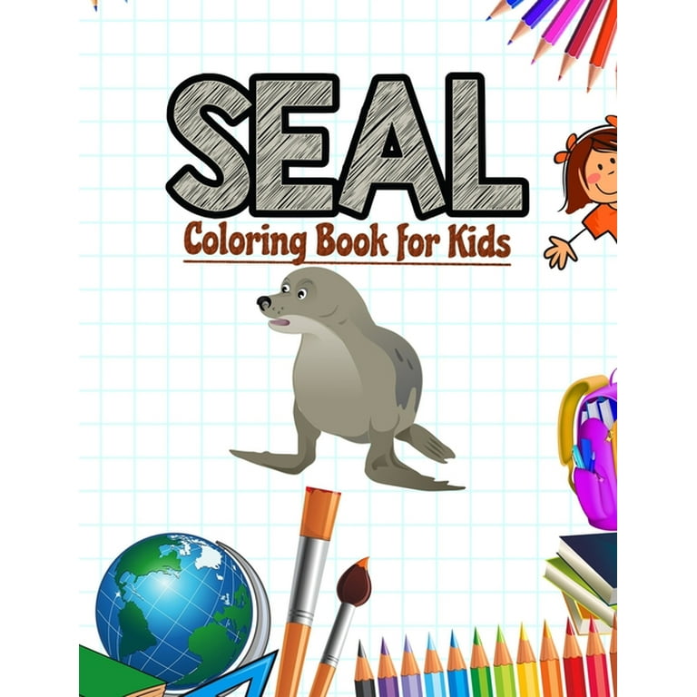 coloring book seal