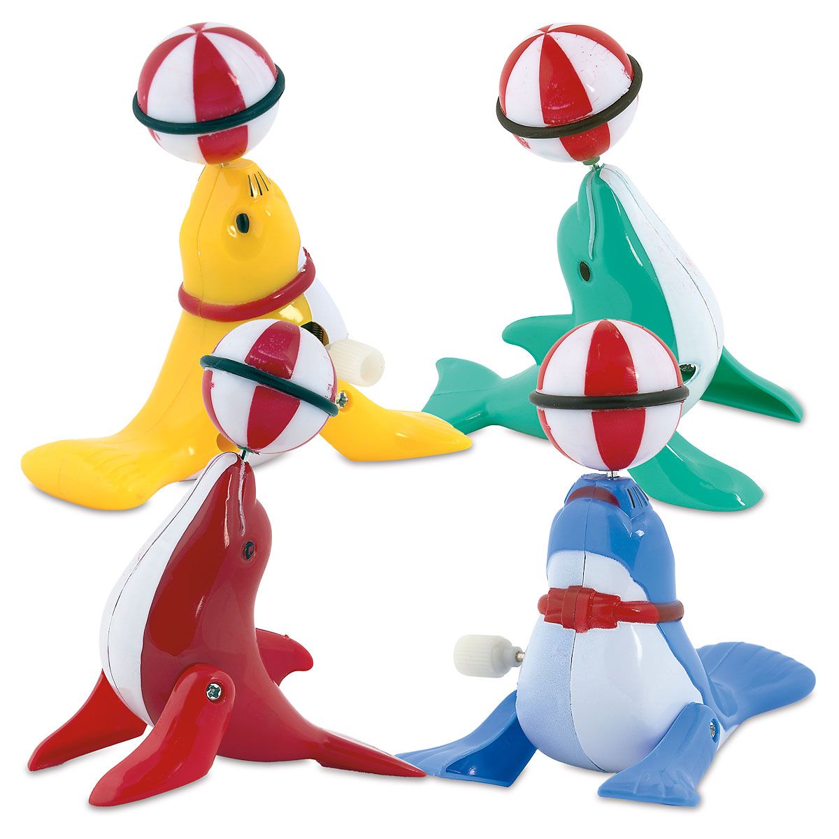 Seal & Dolphin Wind-Ups, Plastic Wind up Toys, 3 1/2"H. Ages 3+, by ...