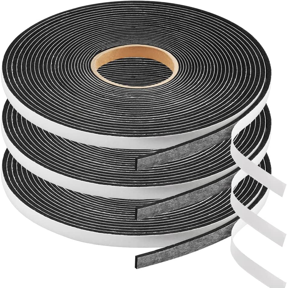 Seal Foam Tape,1/4 Inch W x 1/16 Inch T Weather Stripping for Door and ...