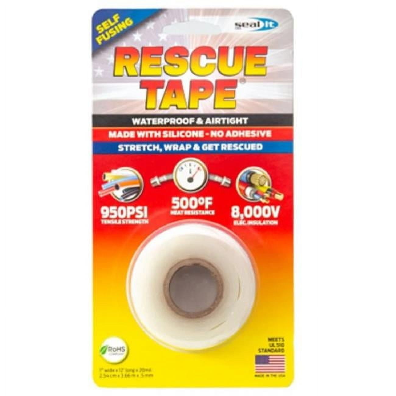 Seal It Services Rescue Tape, Clear - 1 in. x 12 ft. - Walmart.com
