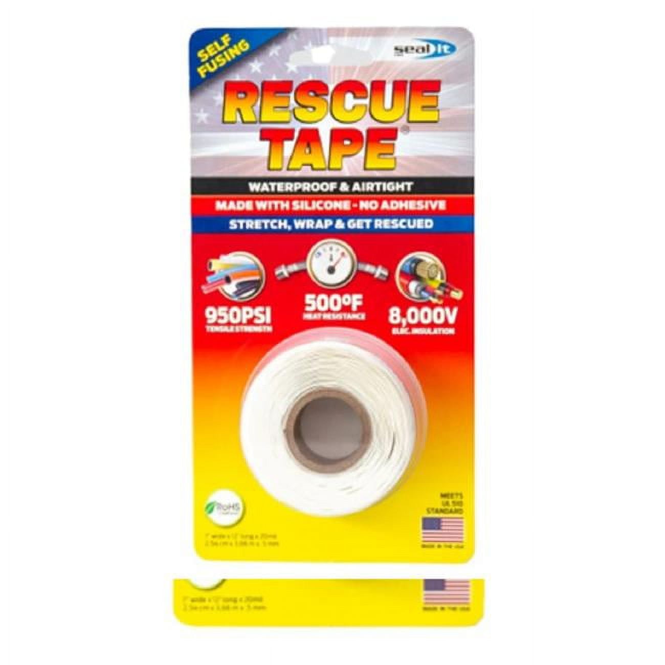 Seal It Services Rescue Tape, White - 1 in. x 12 ft. - Walmart.com