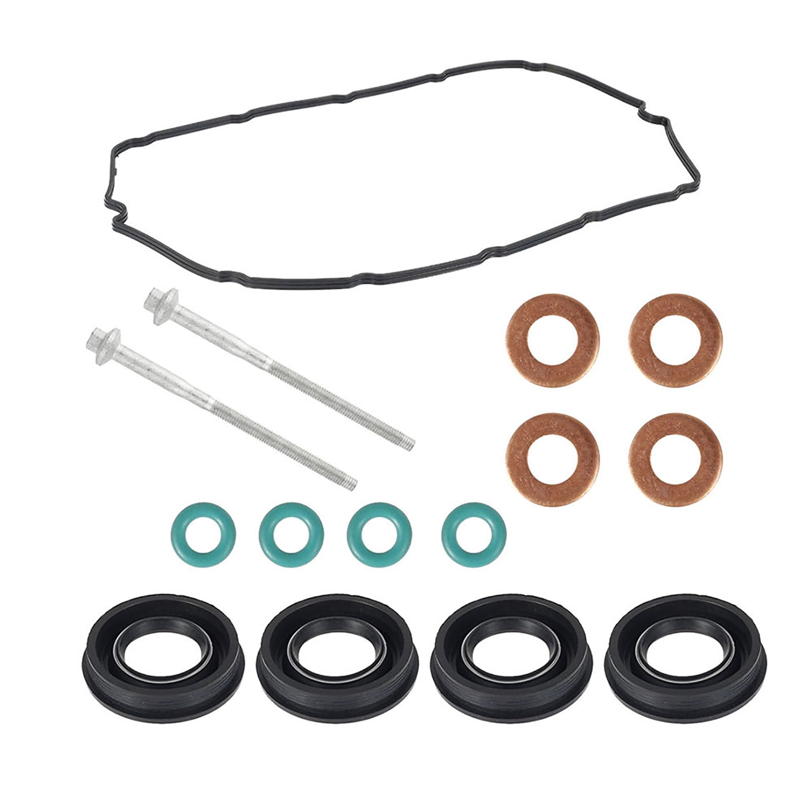 Seal Kit Includes Injector Clamp Bolt Injector Gasket set 1372494 ...