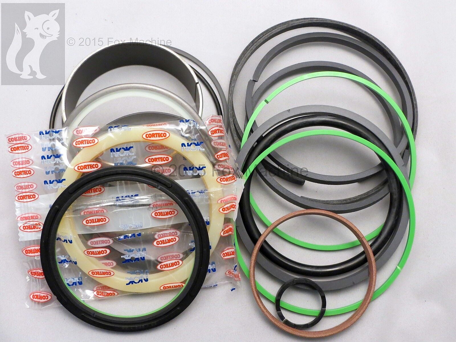 Seal Kit for Hitachi EX120-3 (EX 120-3) Excavator Arm Cylinder + wear ...