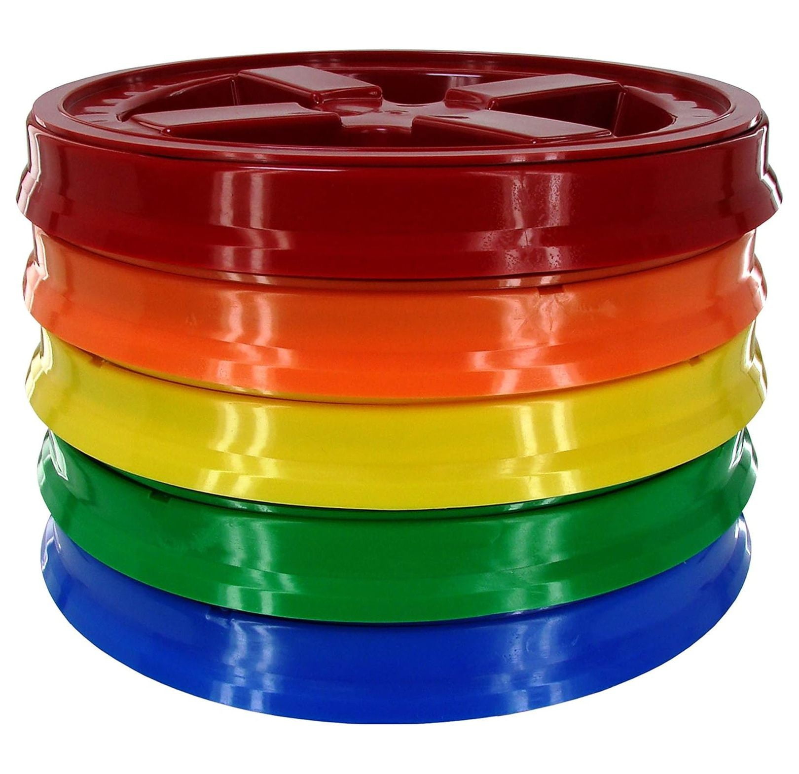 Seal Lid, Assorted Colors, 5 Pack - New! - Boxed! - 5 Gallon Bucket ...