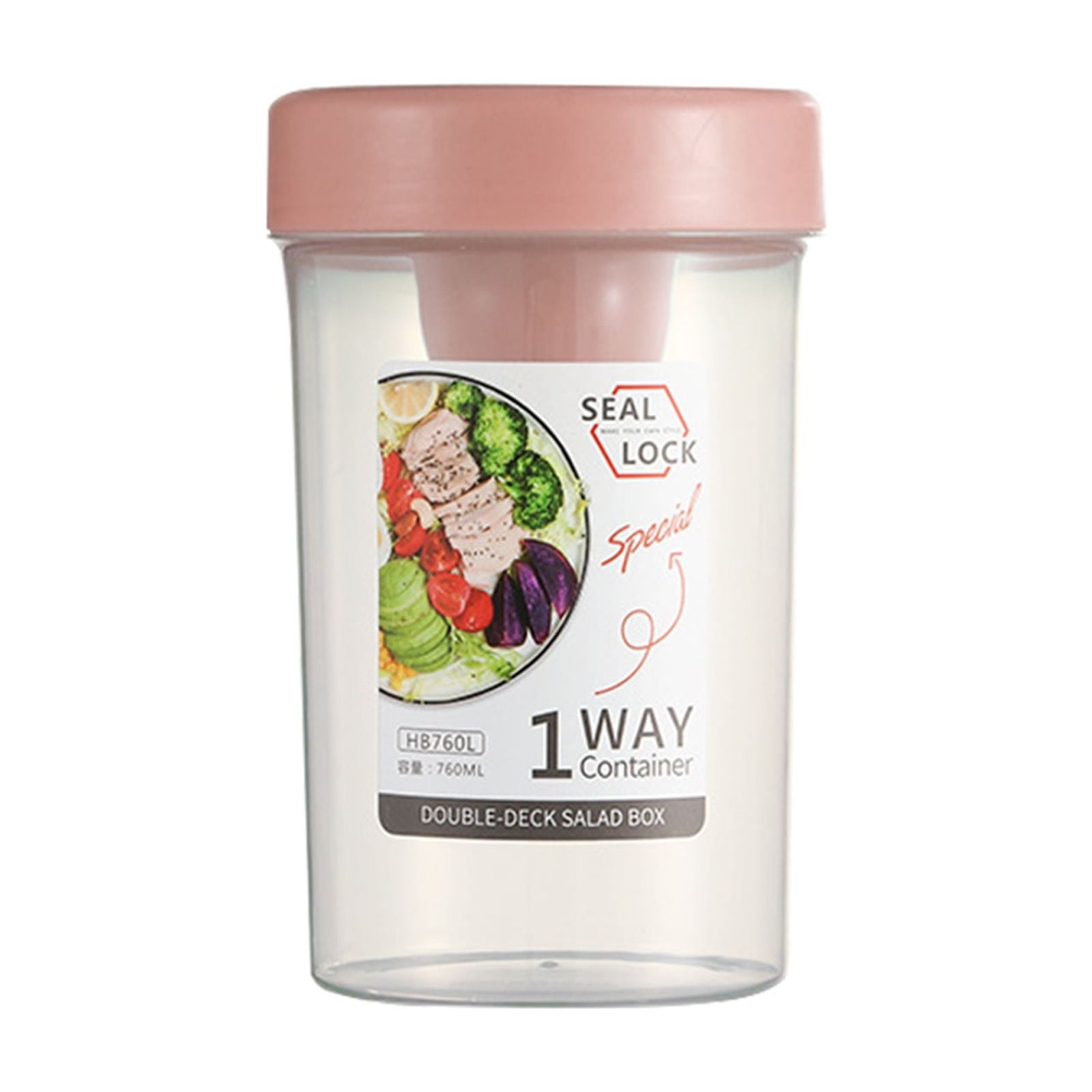 Seal Lock Shaker Cups with Lids and Spoons, Overnight Oats Containers ...