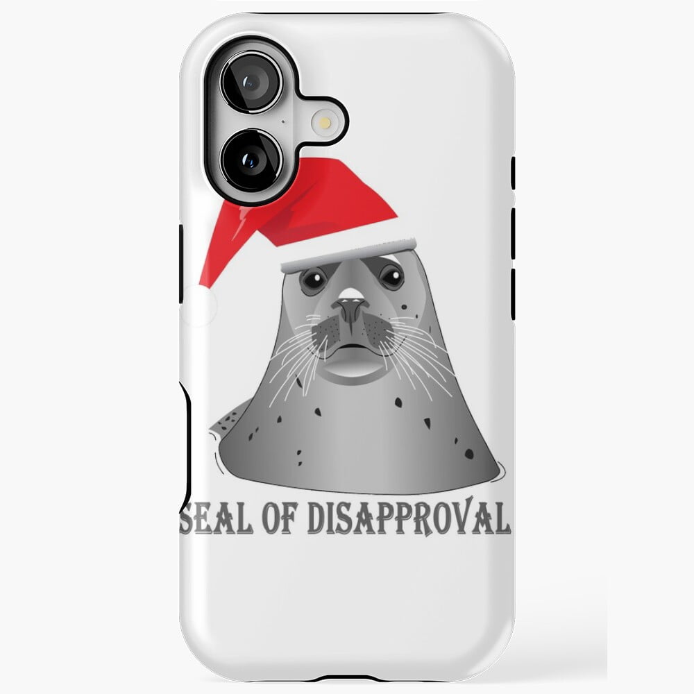Seal Of Disapproval Funny Meme Pun Phone Case 17 16 15 14 13 12 11 Pro ...