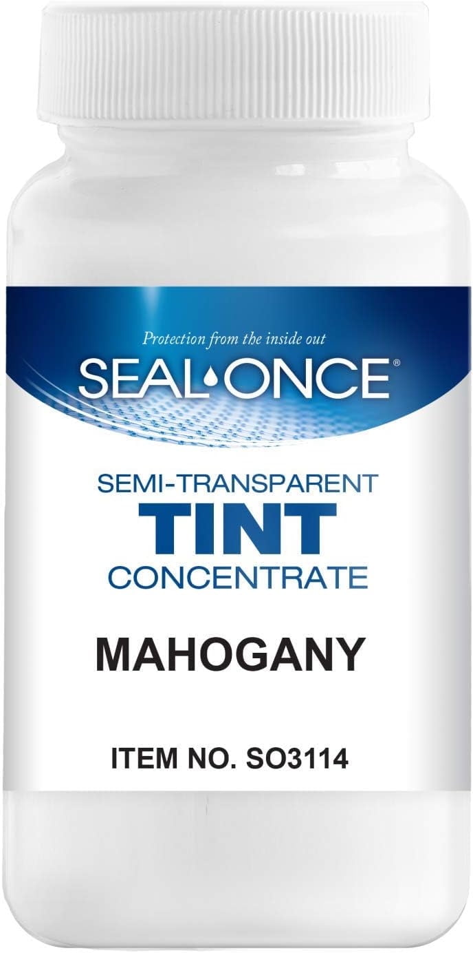 Seal Once Wood Stain Color Tint Concentrate, Mahogany - Walmart.com