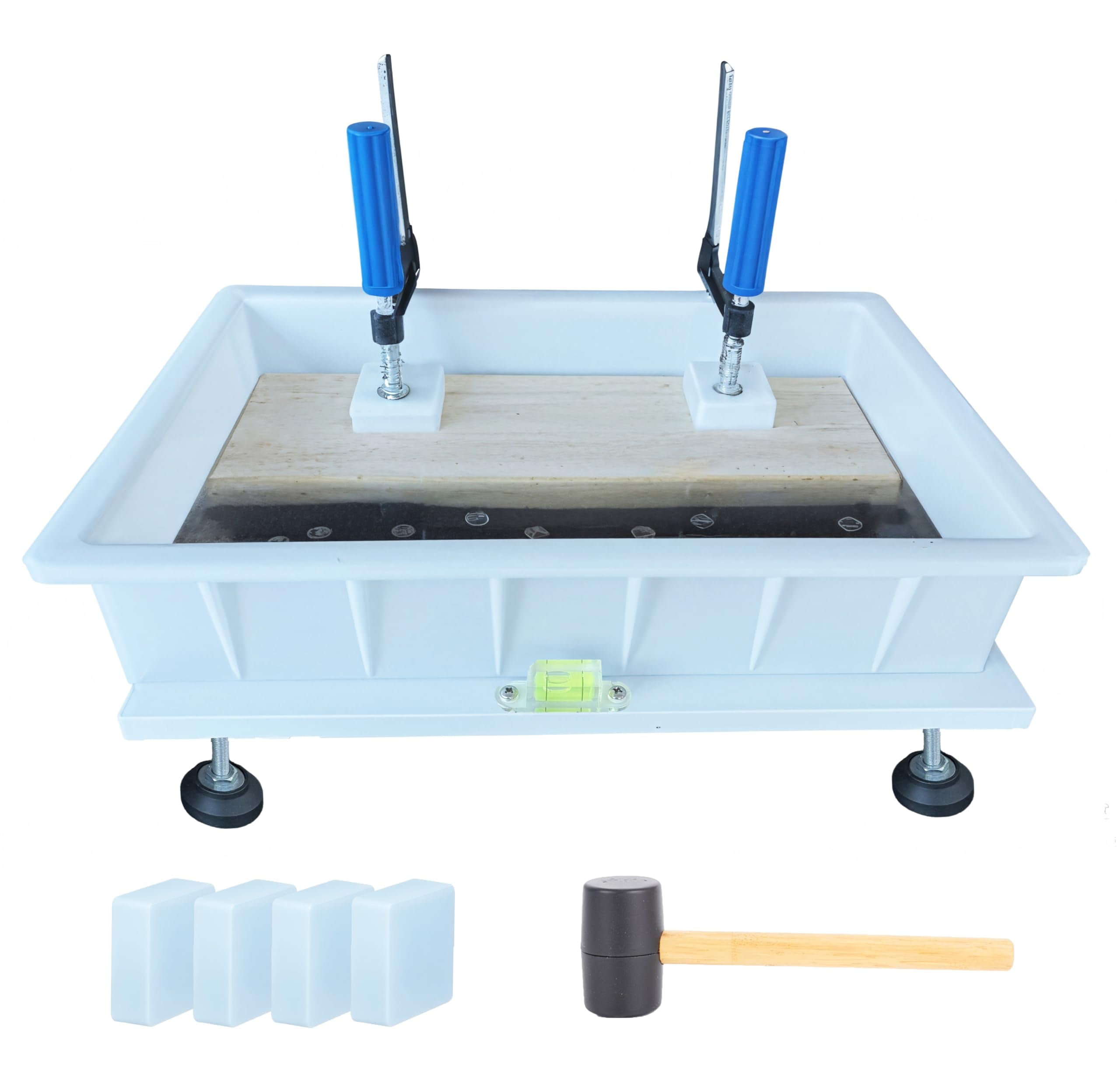 No Seal Reusable Epoxy Resin Mold 15.7x9.8x3 Inches, with Resin ...