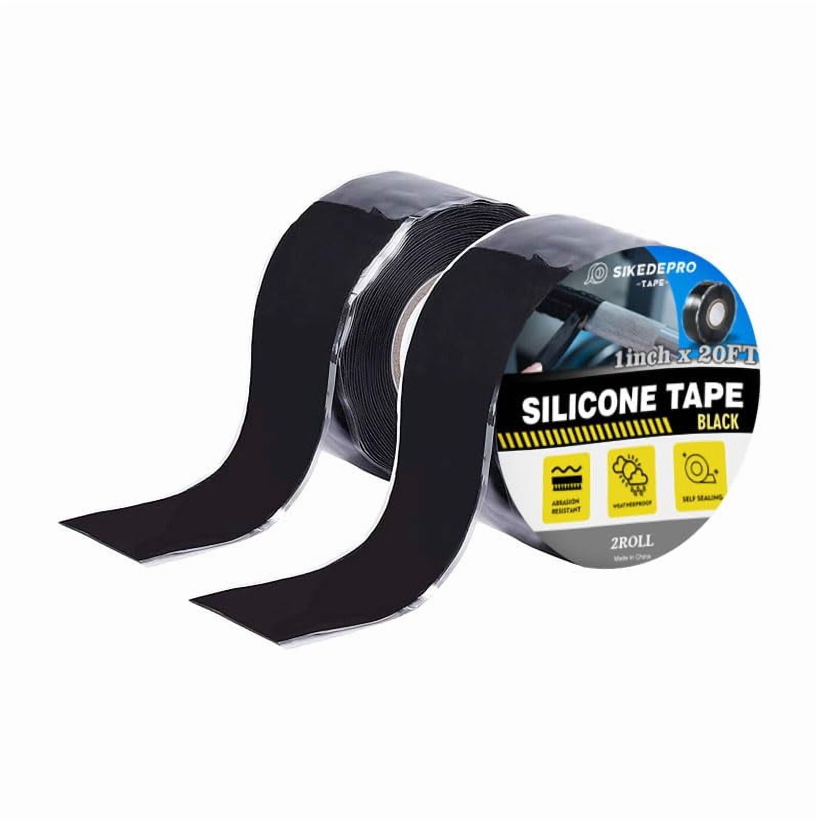 Seal Self Fusing Silicone Tape, 2 Rolls 1inx10' Weatherproof Pipe ...