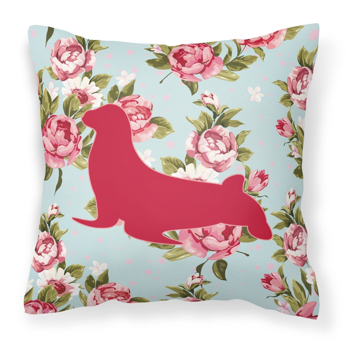 Seal Shabby Chic Blue Roses BB1027 Fabric Decorative Pillow - Walmart.com
