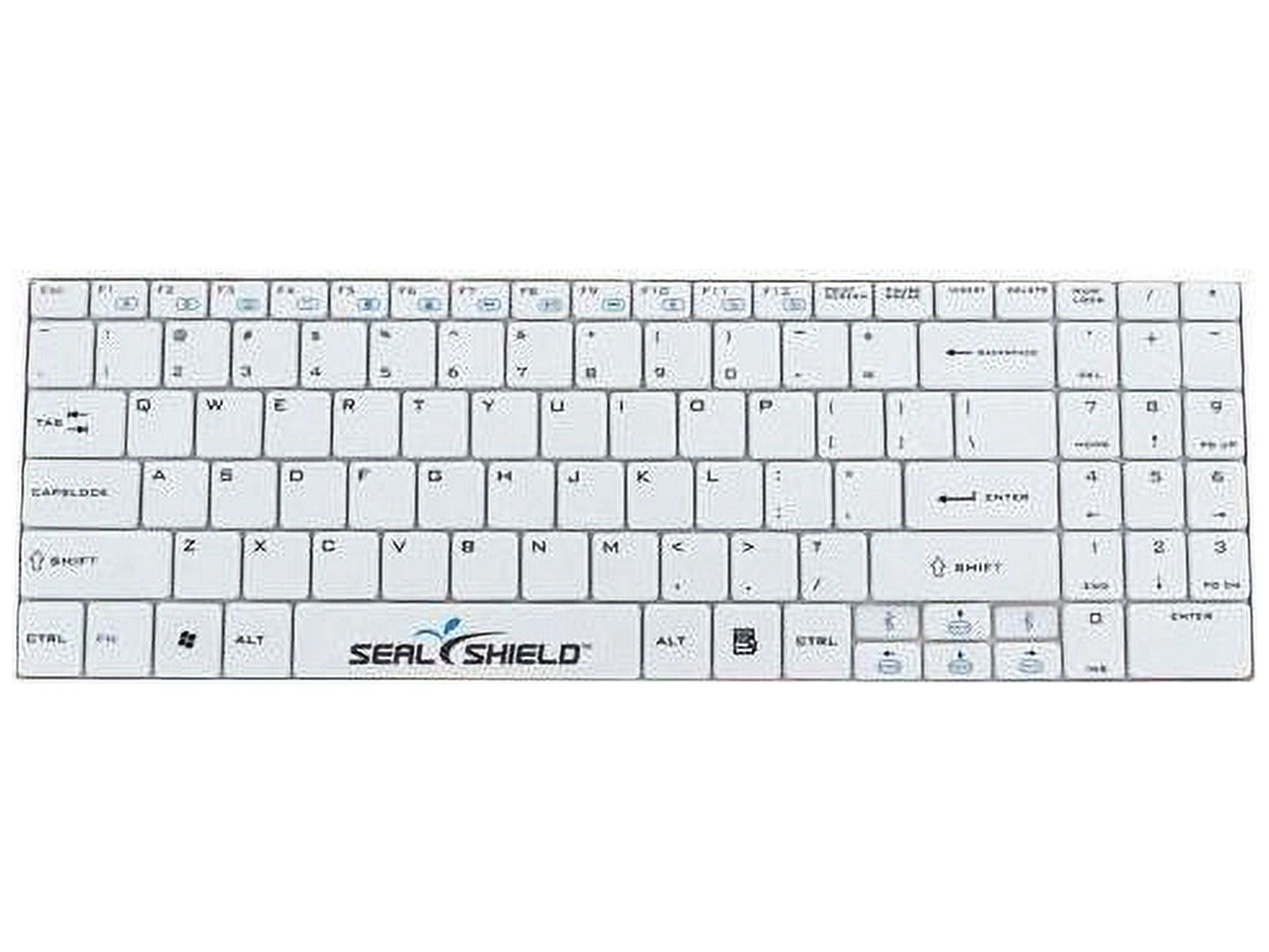 Seal Shield Clean Wipe Waterproof USB Keyboard White SSKSV099UK ...