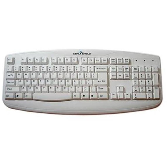 Seal Shield Silver StormTM Medical Grade Keyboard - White - Walmart.com