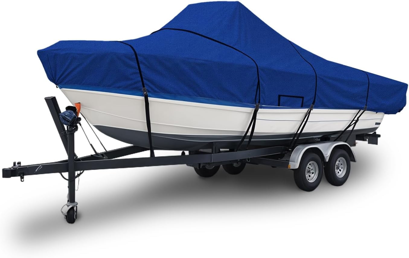 Seal Skin 600D Heavy Duty Fabric Waterproof Boat Cover V Hull Cover ...