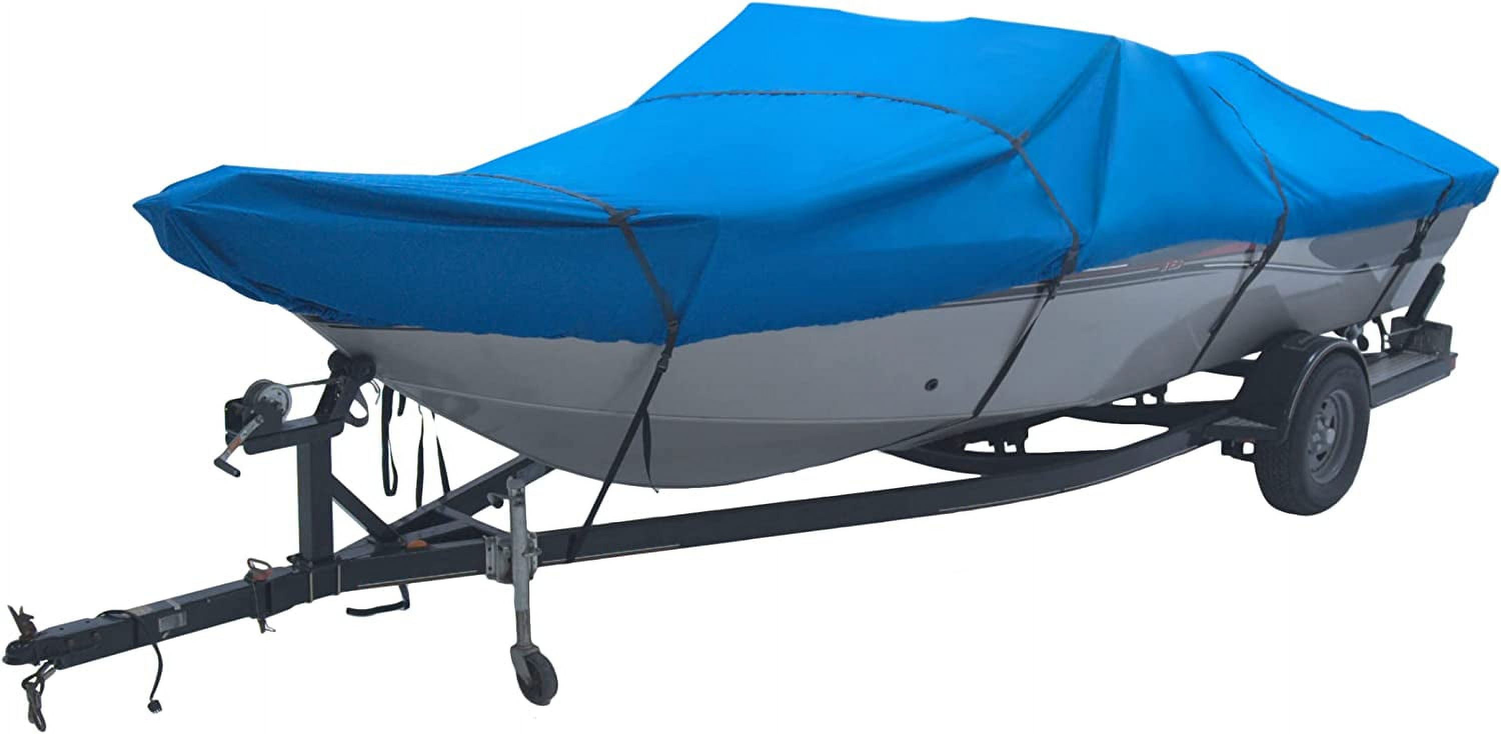 Seal Skin 600D Heavy Duty Fabric Waterproof Boat Cover V Hull Cover ...