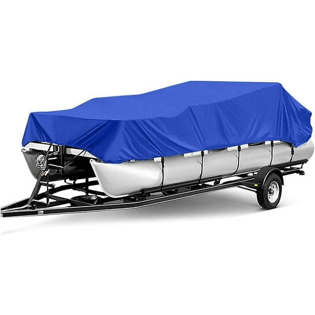 Seal Skin 600D Heavy Duty Fabric Waterproof Pontoon Boat Cover fits up ...