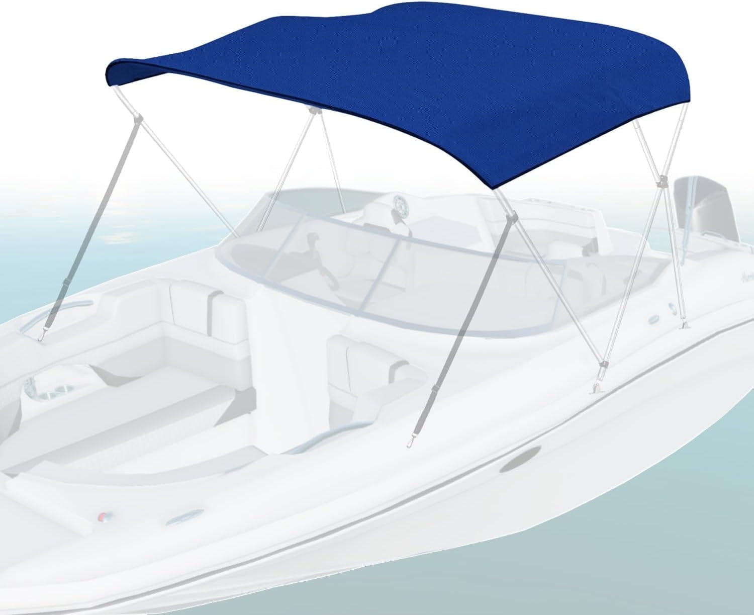 Seal Skin Covers 4 Bow Bimini Top Replacement Cover, 600D Waterproof ...