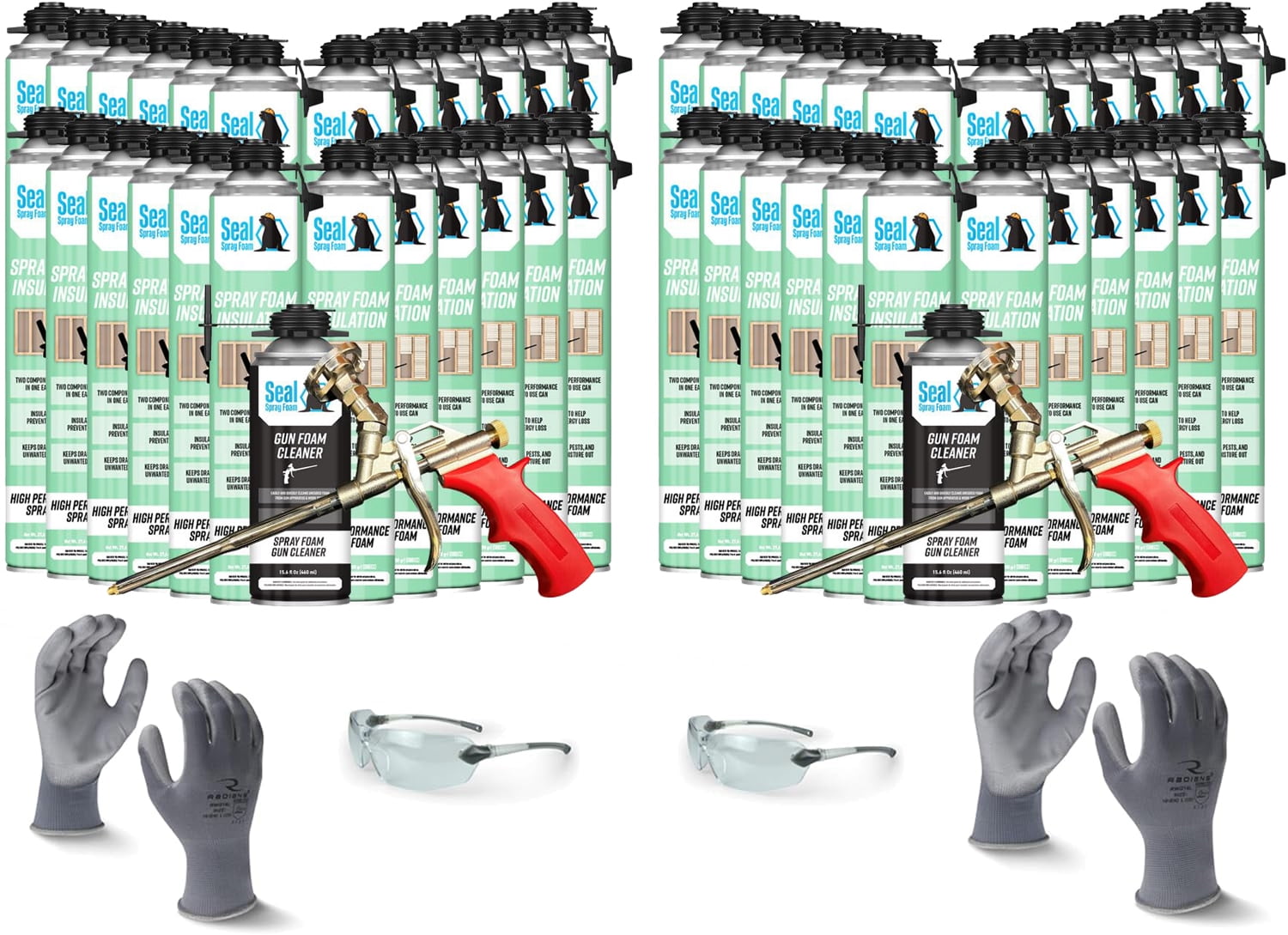 1200 Board Foot Closed Cell Spray Foam Kits