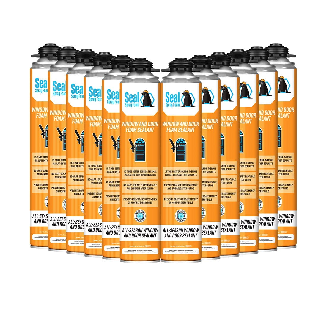Seal Spray Non-Expanding Insulation Filler Gap Sealer for Window and ...