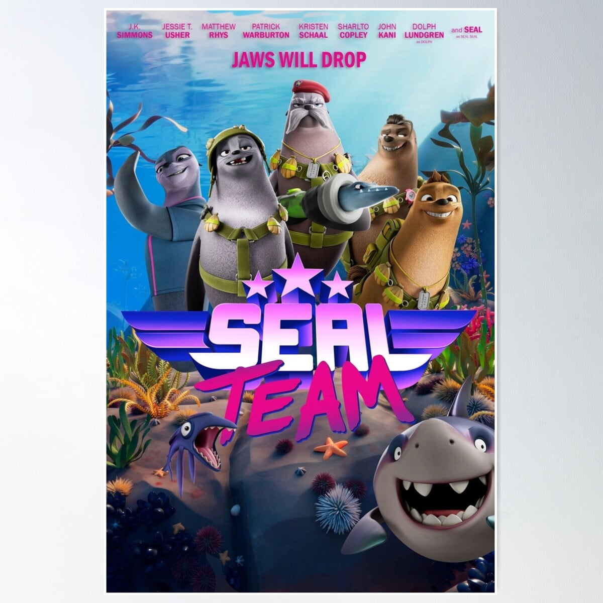 Seal Team 2021 Poster Wall Art, Modern Wall Decor For Living Room ...