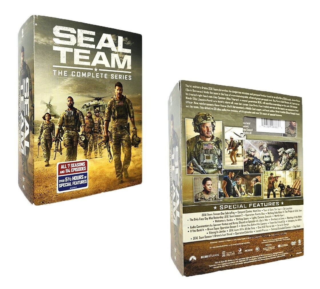 Seal Team: The Complete Series Seasons 1-7 (DVD) Free Shipping ...