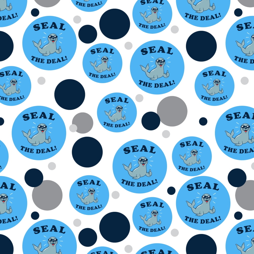 Seal The Deal Cool Funny Humor Premium Gift Wrap Wrapping Paper Roll ...